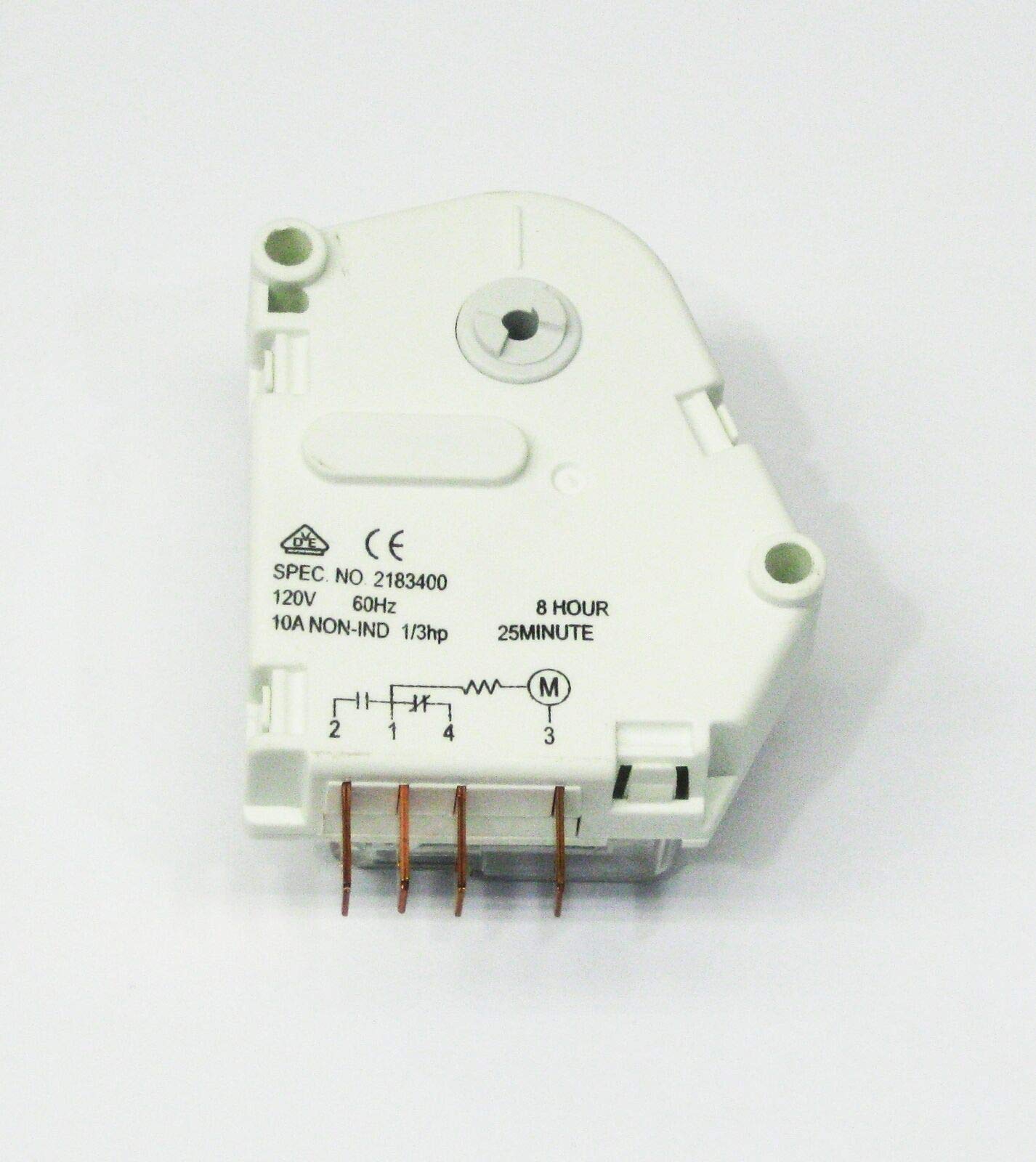 2183400 Compatible with Whirlpool Refrigerator Defrost Timer AP6005994 PS11739056