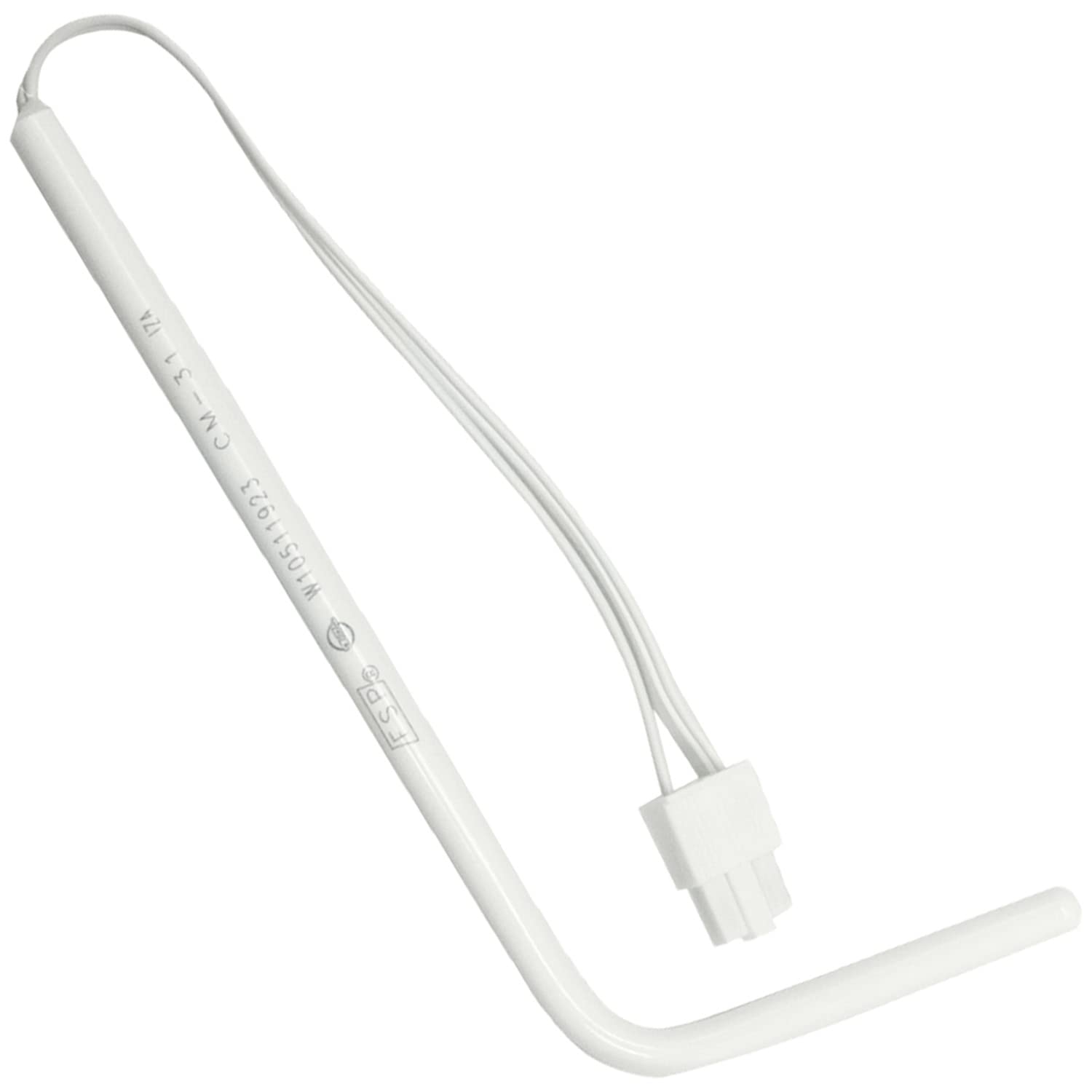 WPW10511923 W10511923 Bin Temperature Sensor - Compatible Kenmore KitchenAid Whirlpool Refrigerator Ice Maker Parts - Replaces AP6022509 3021097 PS11755842 - Comes in White Color