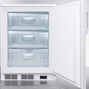 Summit VT65 Upright Freezer, White