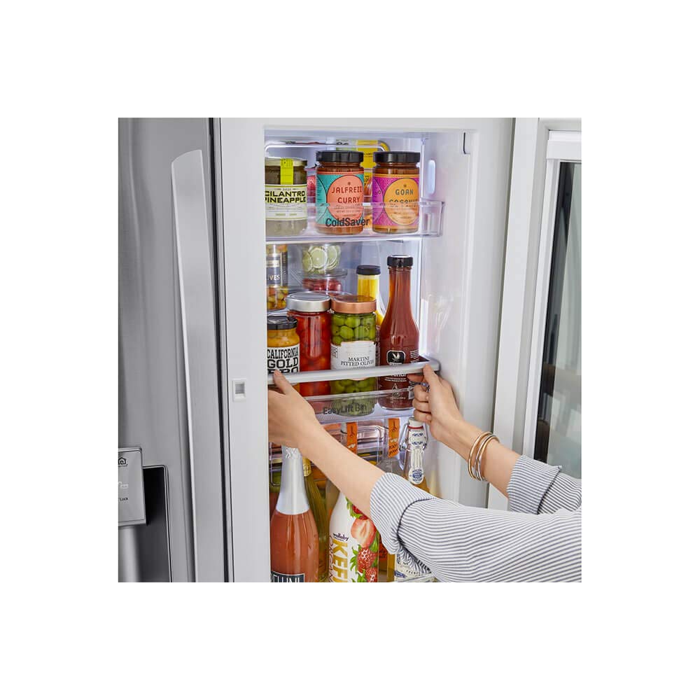 24 cu. ft. Smart wi-fi Enabled InstaView™ Door-in-Door® Counter-Depth Refrigerator with Craft Ice™ Maker