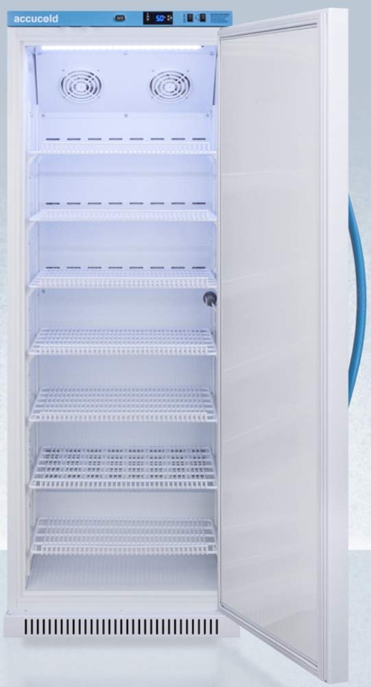 Summit Appliance ARS12PV Pharma-Vac Performance Series 12 Cu.Ft. Uprigth All-refrigerator for Vaccine Storage with Automatic Defrost, Factory-installed Lock, Digital Thermostat, White Cabinet