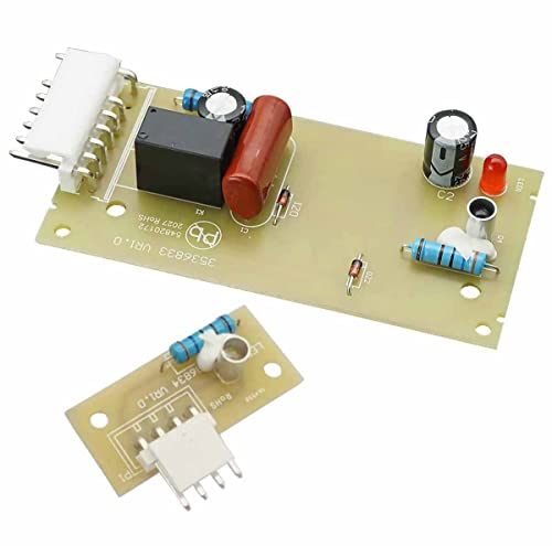 4389102 Refrigerator Control Board Kit by Seentech, Compatible with Whirlpool Kenmore Refrigerators – Replaces: 2255114 W10193666 W10193840 W10290817 W10757851 AP5956767