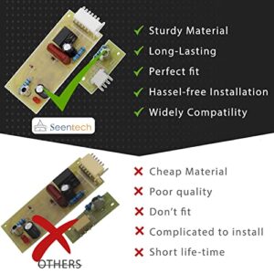 4389102 Refrigerator Control Board Kit by Seentech, Compatible with Whirlpool Kenmore Refrigerators – Replaces: 2255114 W10193666 W10193840 W10290817 W10757851 AP5956767