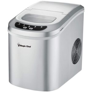 magic chef mcim22sv 27lb-capacity portable ice maker