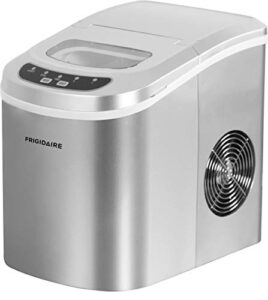 frigidaire efic102 counter top ice maker, silver, 26lb per day