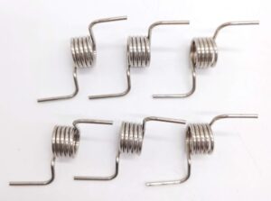 6pcs mhy62044103 refrigerator springs for lfx28968sb, lfx28968st, lfx31945st, heavy duty steel refrigerator door spring replaces 2676261