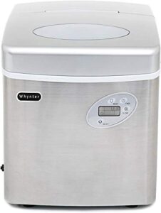 whynter imc-490ss portable ice maker, 49-pound, stainless steel