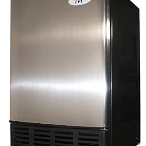 SPT IM-150US Stainless Steel Undercounter Ice Maker with Freezer, No Drain Required…