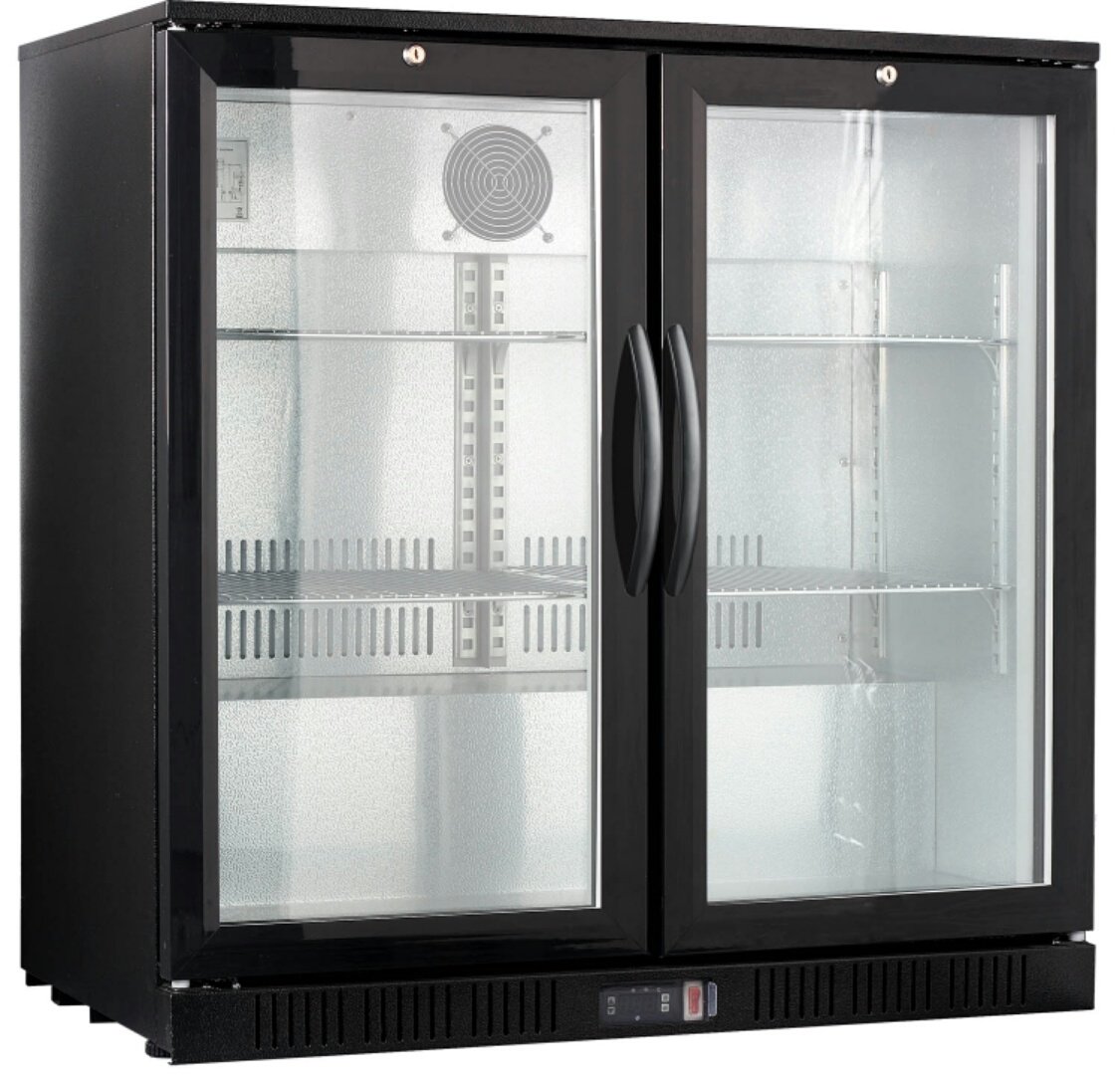 Procool Refrigeration 2-door Glass Front Counter Height Back Bar Beverage Cooler; 36" Wide