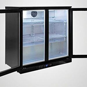 Procool Refrigeration 2-door Glass Front Counter Height Back Bar Beverage Cooler; 36" Wide