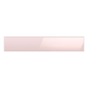 samsung raf36dmmp0 bespoke 4-door french door refrigerator panel - middle panel - pink glass