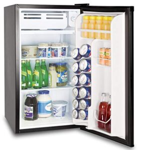 RCA 3.2 cu. ft Fridge, Black Erase Board Refrigerator with Neon Markers