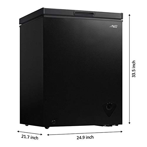 Arctic King 5 Cu ft Chest Freezer, Black