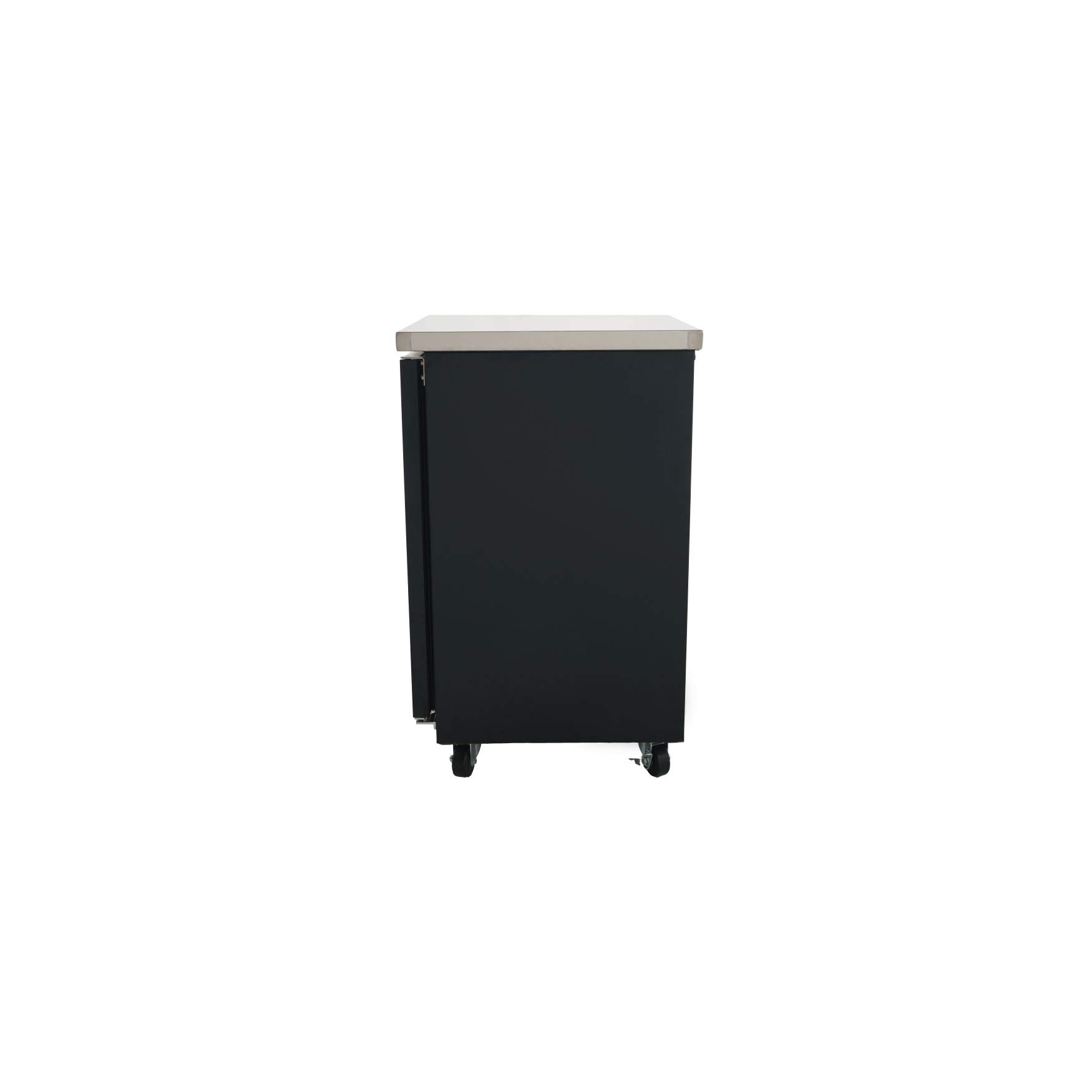 Peak Cold 60" Glass Door Back Bar Cooler; Counter Height Refrigerator with 2 Glass Doors