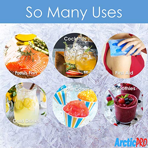 PORTABLE DIGITAL ICE MAKER MACHINE by Arctic-Pro with Ice Scoop, First Ice in 6-8 Minutes, 26 Pounds Daily, Great for Kitchens, Tailgating, Bars, Party, Small/Large Cubes, Black, 11.5x8.7x12.5 Inches