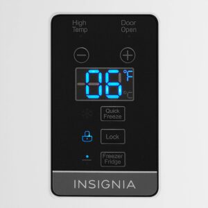 Insignia™ - 21.0 Cu. Ft. Upright Convertible Freezer/Refrigerator