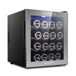 old canal 16 bottles wine cooler refrigerators/freestanding fridge, 51f-65f digital temperature control