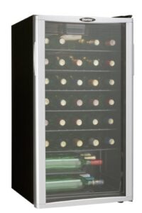 danby dwc350blpa 35 bottle wine cooler - platinum