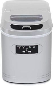 whynter imc-270ms compact ice maker, 27-pound, metallic silver