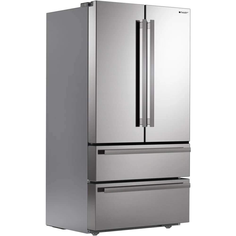 SHARP 22.5 (Cu. Ft.) French Door Counter Depth Refrigerator Stainless Steel (Sjg2351fs)