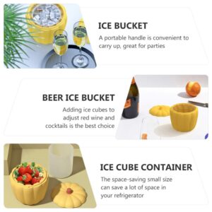 Ice Cube Mold Ice Cube Trays: Silicone Ice Bucket Ice Mold and Storage Bin Small Ice Container Makes Frozen Ice Cubes, Craft Ice, Closed Ice Cube Tray