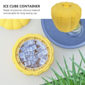 Ice Cube Mold Ice Cube Trays: Silicone Ice Bucket Ice Mold and Storage Bin Small Ice Container Makes Frozen Ice Cubes, Craft Ice, Closed Ice Cube Tray