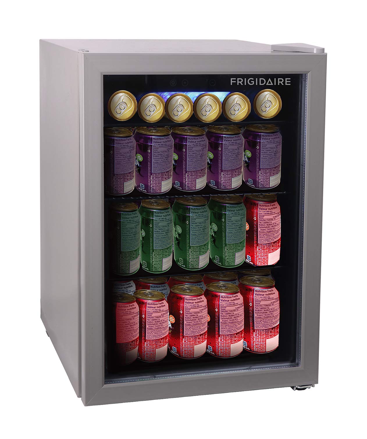 FRIGIDAIRE EFMIS9000AMZ Freestanding Beverage Center Fridge-Fits 88 Cans or 25 Bottles, Black, 24