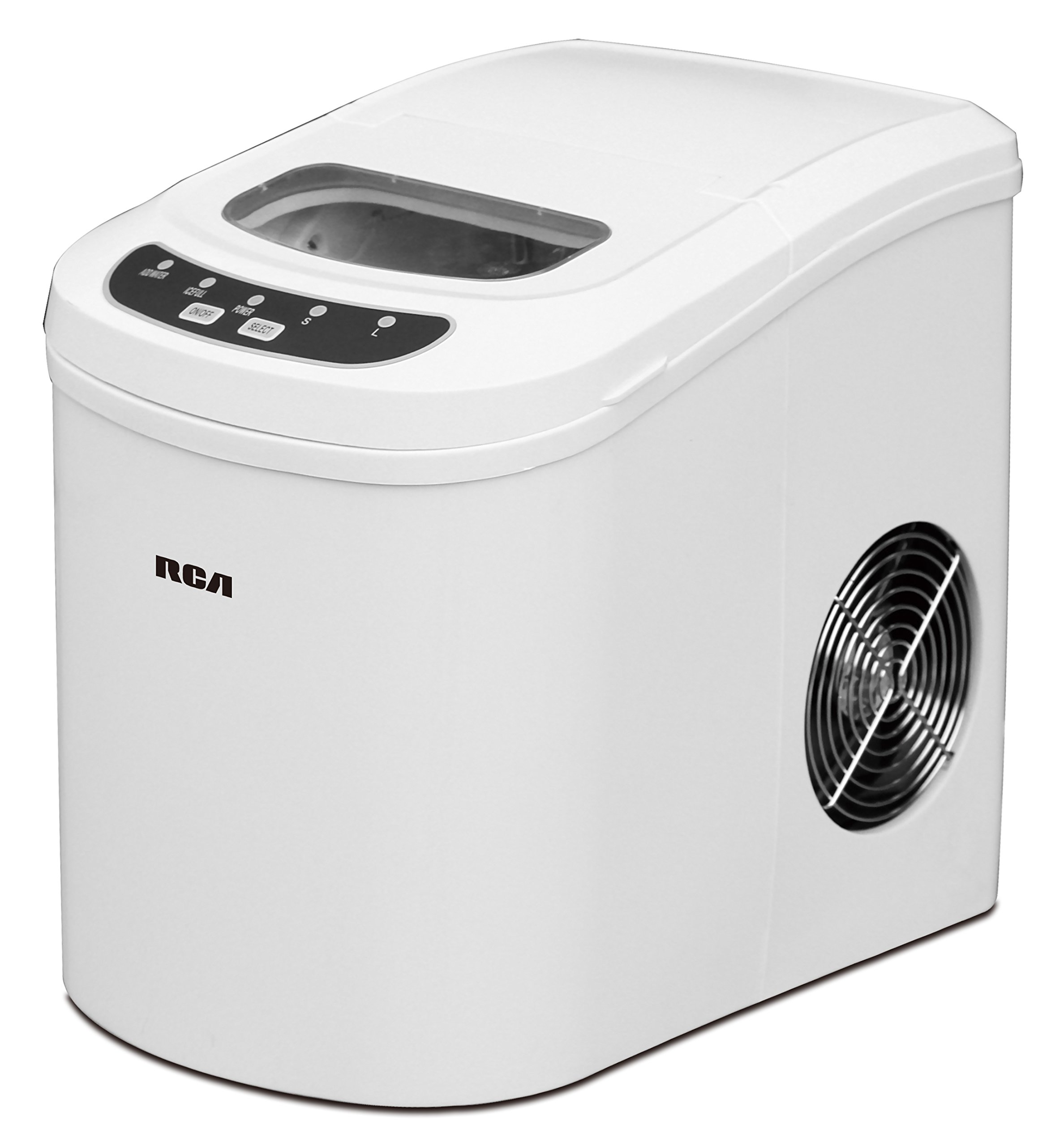 RCA Compact Ice Maker, White