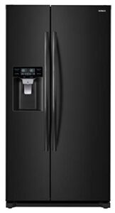 winia wfrsy22d2b side mounted refrigerator, 20 cu.ft, black