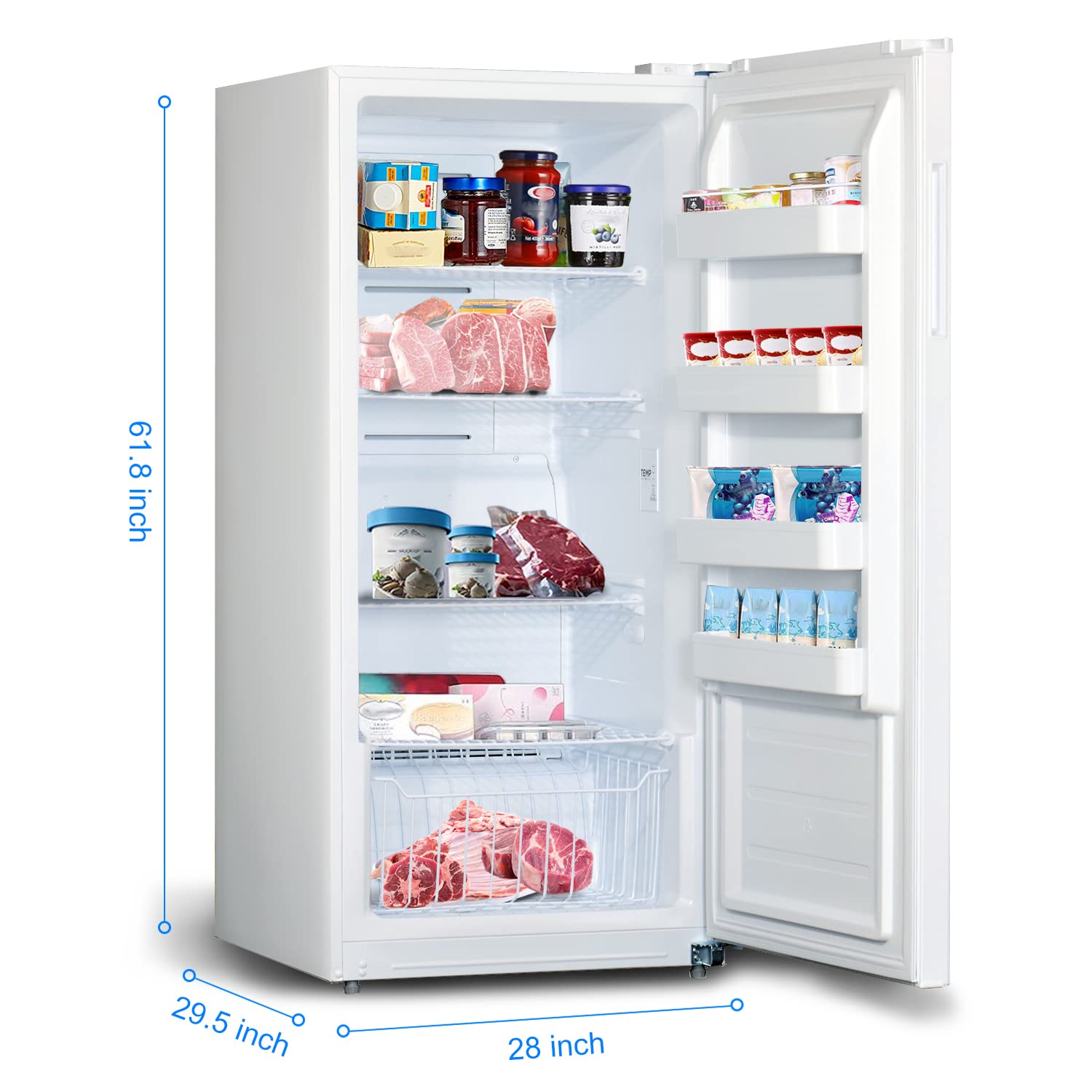 Upright freezers for kitchen，garage as great gifts