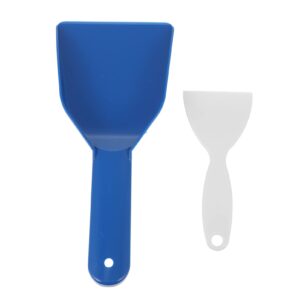 yarnow 2pcs snow blower fridge ice shovel fridge ice scraper fridge ice removal tool refrigerator snow shovel freezer ice defrost shovel hand squeegee freezer shovel pp household spatula