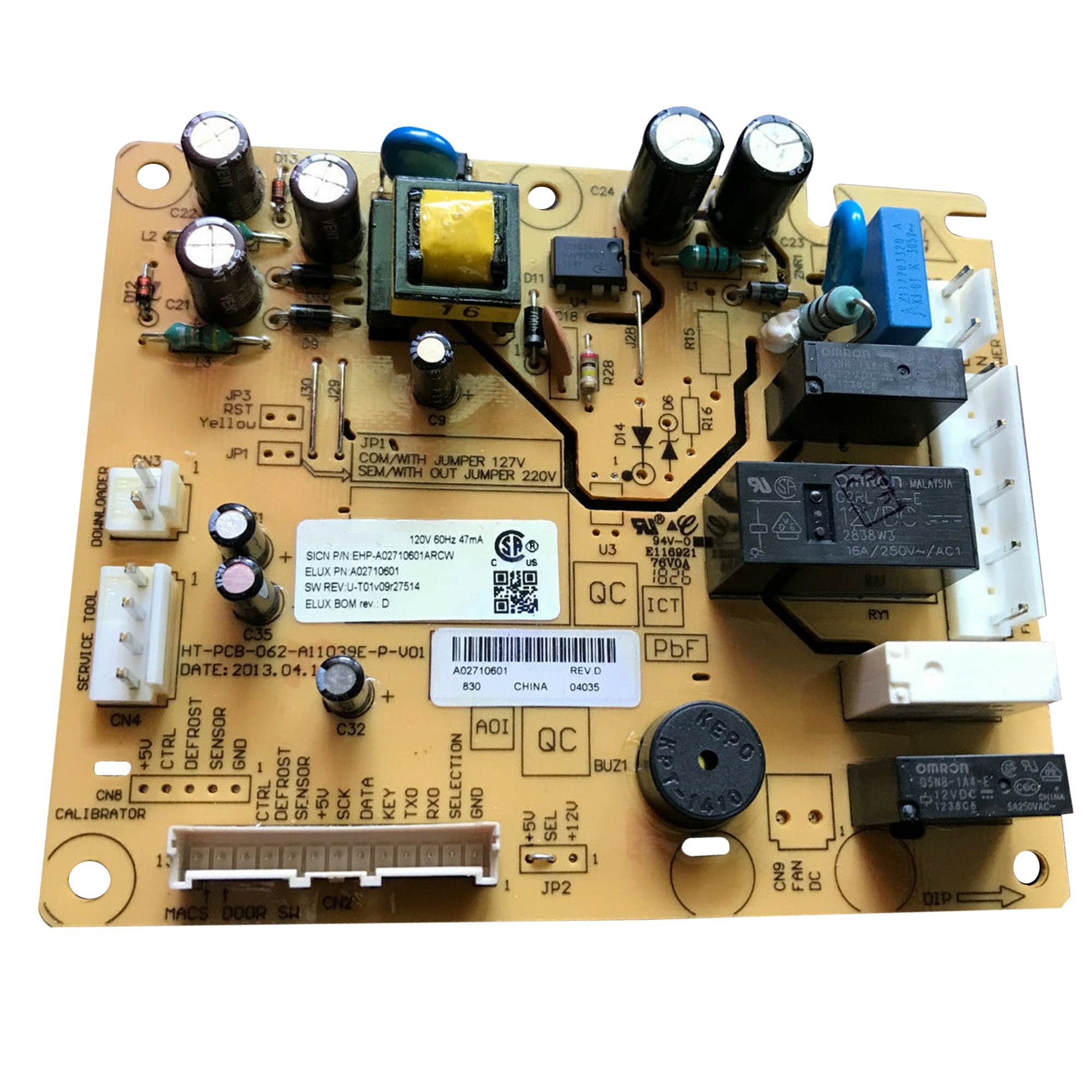 A02710601 for Frigidaire Electrolux Refrigerator Control Board ERF1500NA