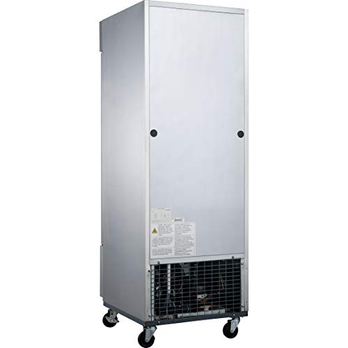 Dukers D28F 17.7 cu. ft. Single Door Commercial Freezer in Stainless Steel