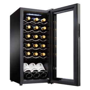 Wine Enthusiast 18-Bottle Single Zone Compressor Wine Cooler