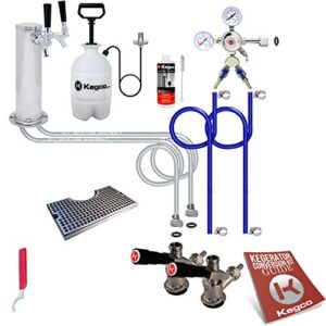 kegco ebutck2-nt ultimate tower 2 kegerator conversion kit - no tank