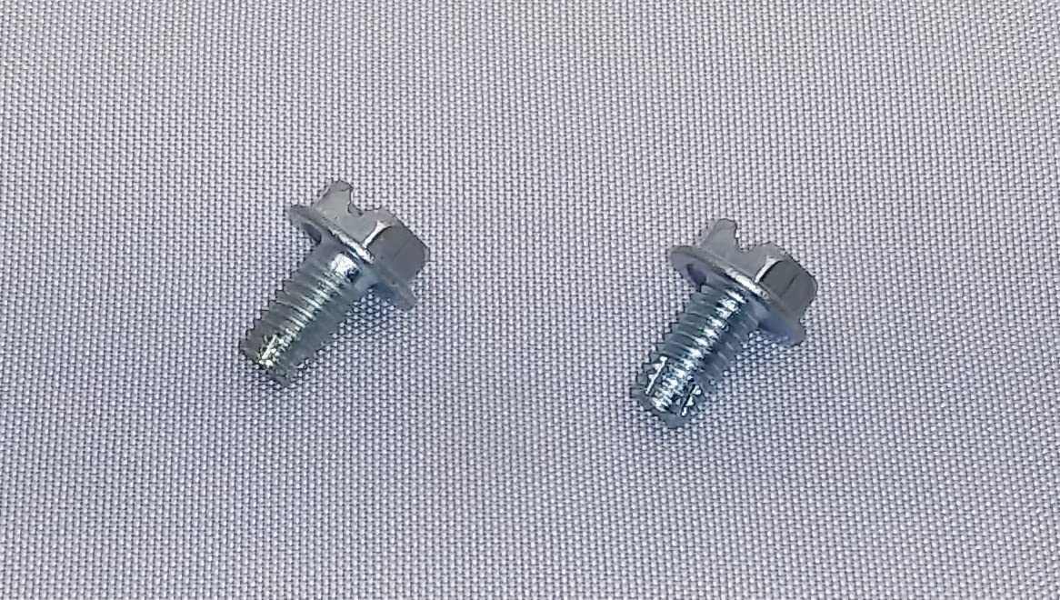 597440 Refrigerator Door Hinge Mount / Appliance Screw - Genuine New - Set of Two (2) - AM 1-1-1 - EA221223