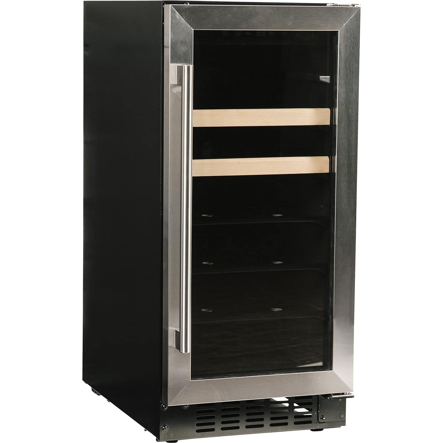 Azure-A115BEV-S-15" Beverage Center with Stainless Trim Glass Door