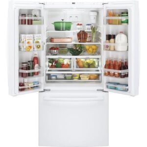 GE GWE19JGLWW French Door Refrigerator