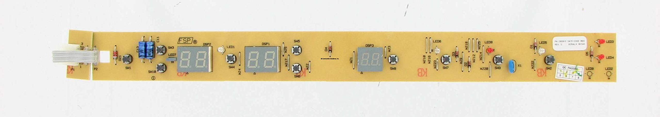 CoreCentric Remanufactured Refrigerator Control Board Replacement for Whirlpool 2320696 / WP2320696