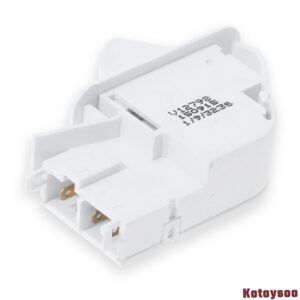 6600JB1010A Refrigerator Door Push Button Switch by Kotoysoo - Replacing with LG & Kenmore Refrigerators – Replaces: AP4442090 6600JB1010K 1268243 6600JB1004A 6600JB1010L AH3529268 EA3529268 PS3529268