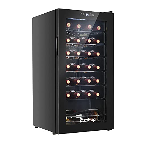 NA American Standard JC-82 AC 115V /60Hz 28Bottle/2.8Cu.Ft/80L/ Compressor Wine Cooler Black