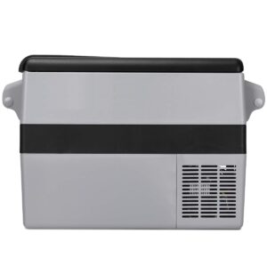 COSTWAY Car Refrigerator, 44 Quart Compressor Cooler and Freezer, -4°F to 50°F, Portable and Compact Vehicle Car Fridge, For Car, Home, Camping, Traveling