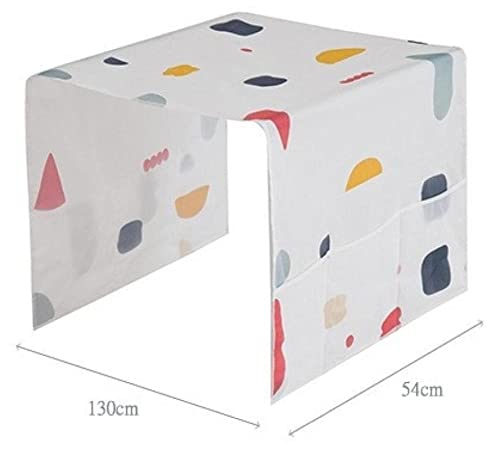 NA Waterproof Refrigerator dust Cover Refrigerator Cover Household Refrigerator top Refrigerator Cover Storage Bag Cut Off Flower