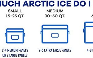 ARCTIC ICE Chillin' Brew Series, Long Lasting Reusable Ice Pack, Blue, XX-Large, 10 lb.