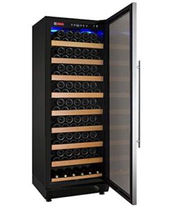 allavino wine refrigerator, 99 bottle, stainless steel