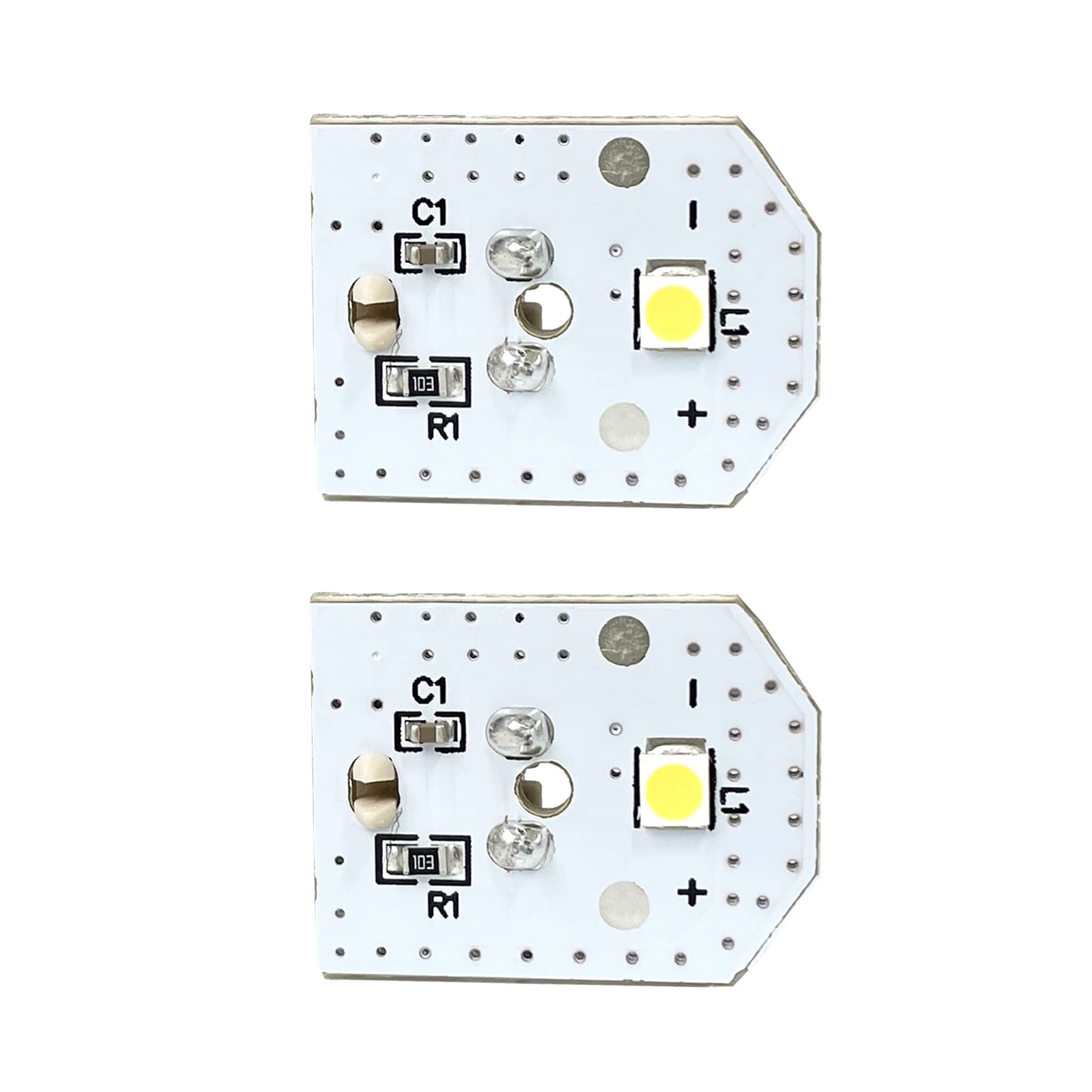 SURPOUF 2PK WR55X11132 WR55X26487 WR55X30603 Refrigerator LED Light Bulb Fits for GE Replaces 3033142 AP5646375 PS4704284 EAP4704284