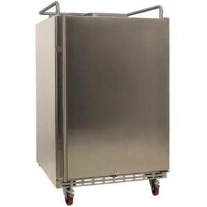 edgestar br7001ssod full size built-in outdoor kegerator conversion refrigerator only - stainless steel