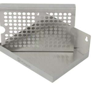 "Kegco SEWM-86 8"" Wall Mount Drip Tray - No Drain", Stainless Steel (1)