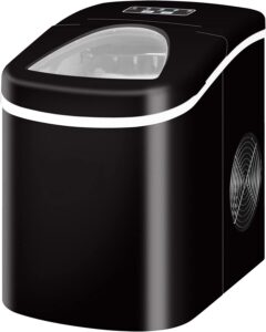 ejfc 26lb. portable countertop ice maker, black