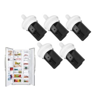 5Pcs Refrigerator Door Light Switch Contorl Light 2 Pin 2.5A 250V AC Fridge Switch Momentary Open Normal Closed for Refrigerator/Cabinet Lighting Control